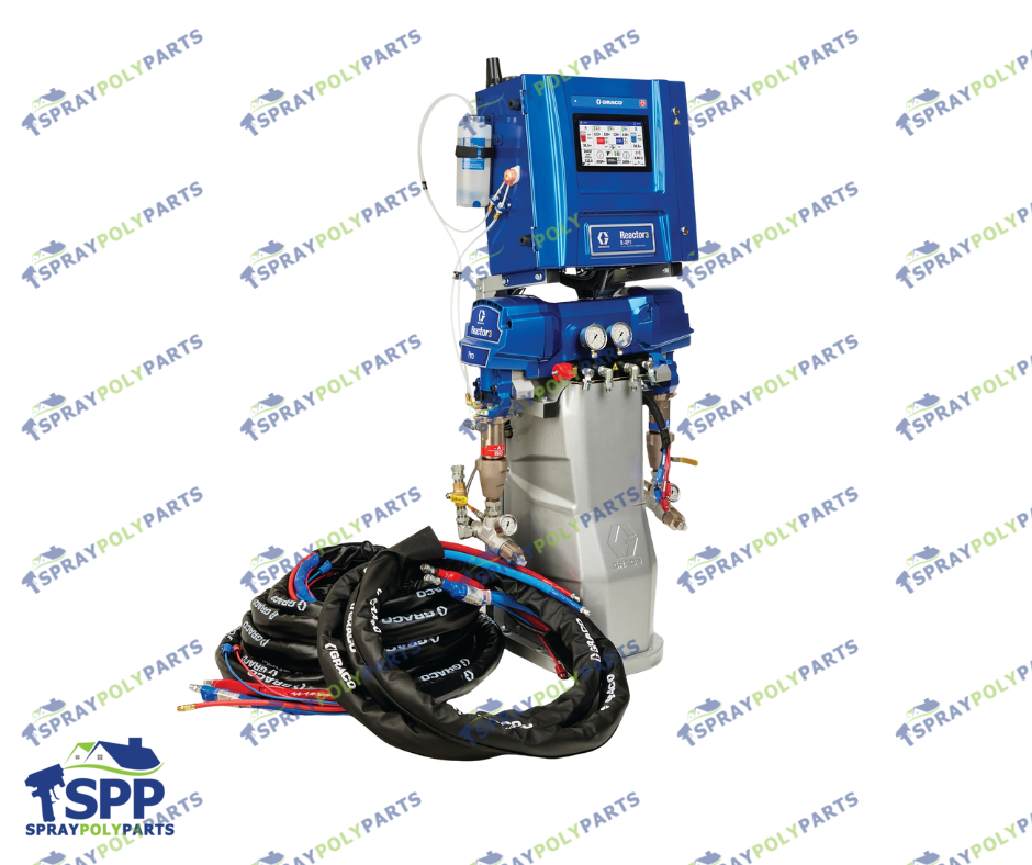 GRACO REACTOR 3 EXP1 PRO TIER POLYUREA PROPORTIONER PACKAGE 50 FT INTE ...